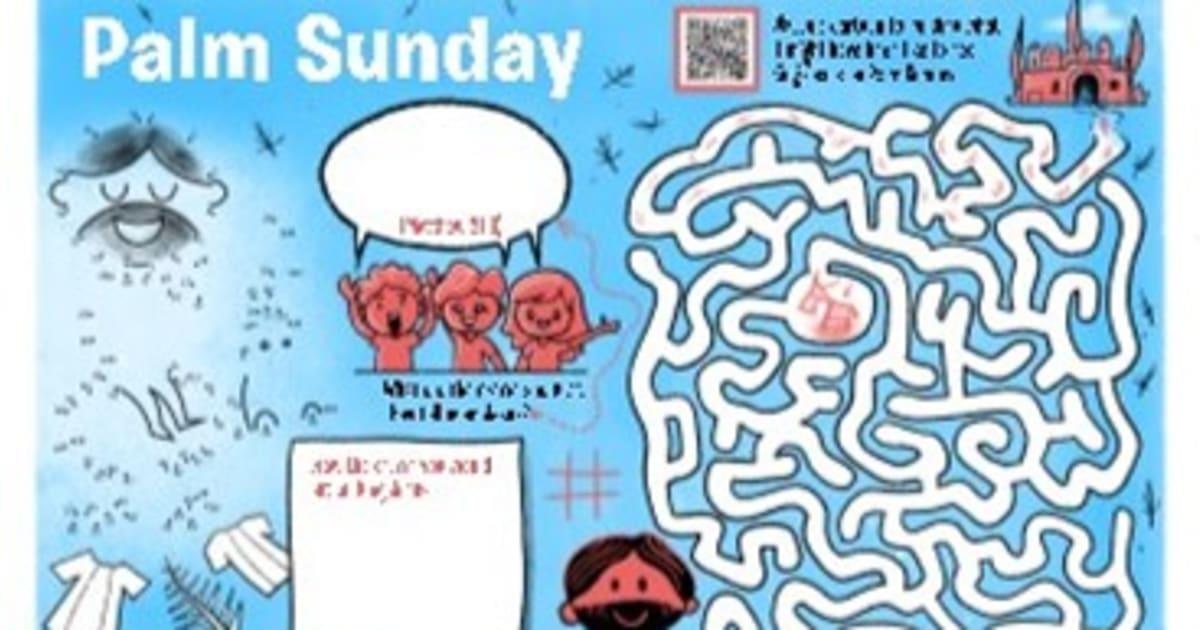 Palm Sunday Activity Sheet